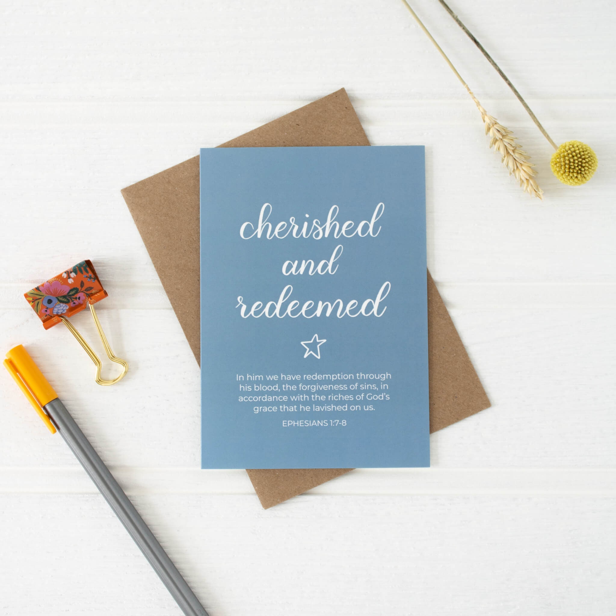 Set of 4 Bright Coloured Bible Verse Postcards | 4 Postcards | Hand ...