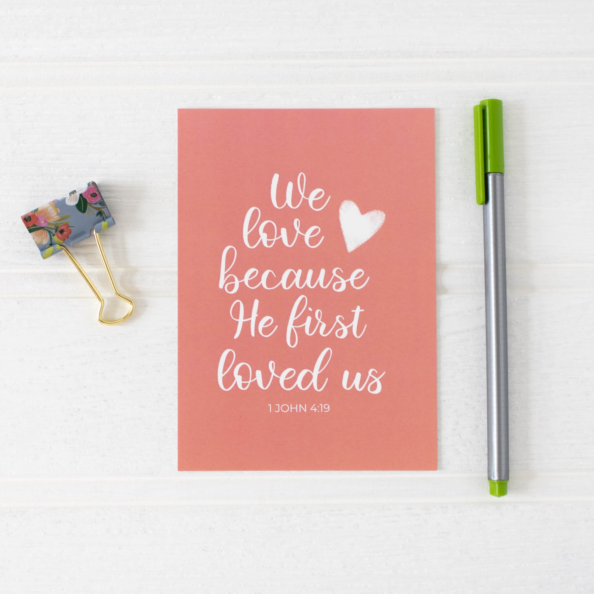 Set of 4 Bright Coloured Bible Verse Postcards | 4 Postcards | Hand ...