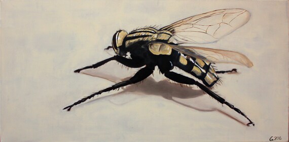 Fly Oil Painting OriginalArtwork | Etsy