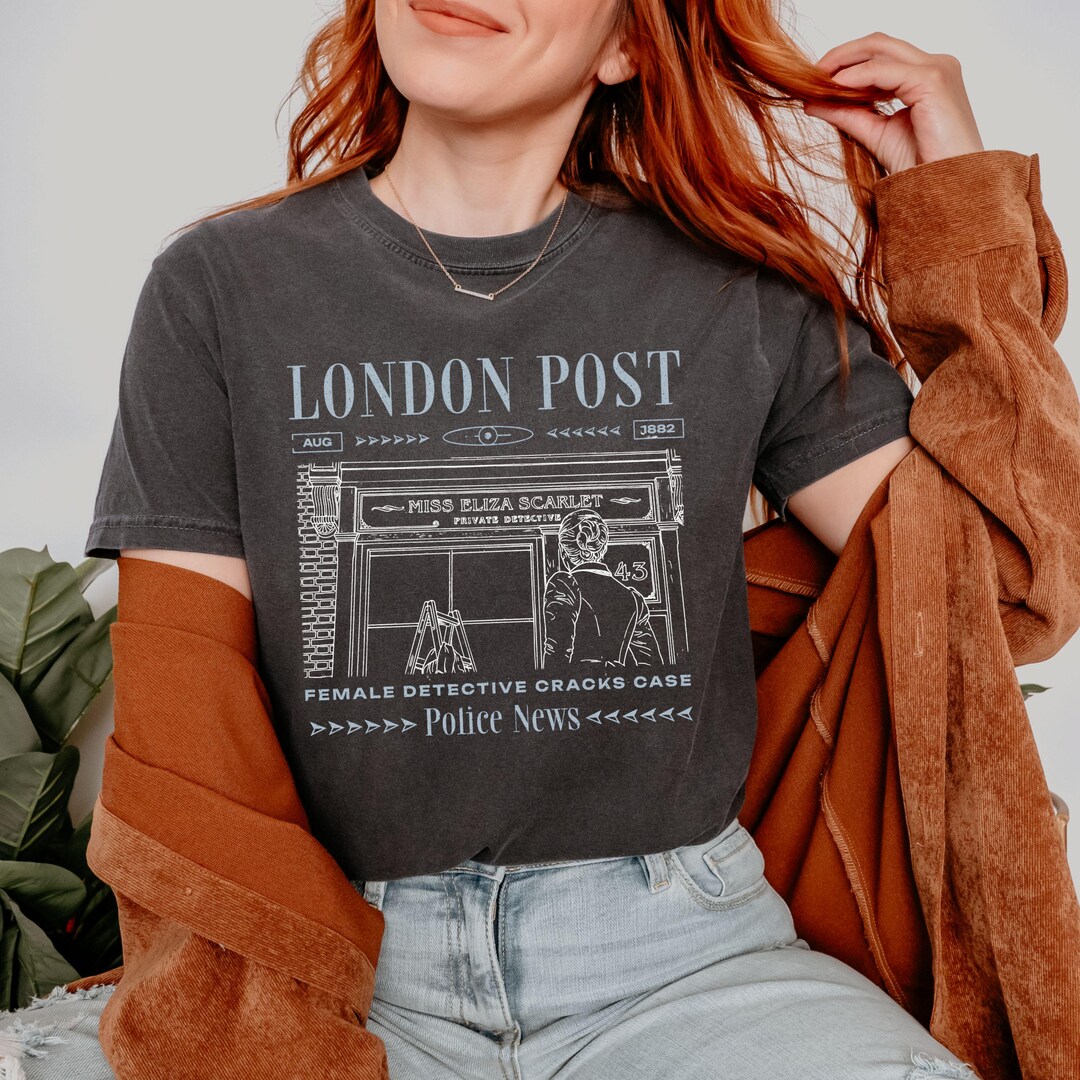 Comfort Colors | Female Detective Shirt - Etsy