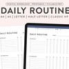 Printable Daily Reflection, Fillable Daily Review Template Goal Planner ...