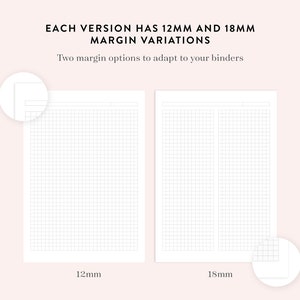 Printable Grid Paper PDF, Grid Sheets, Blank Grid Paper, College ...