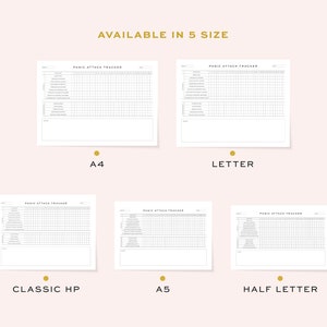 Printable Panic Attack Tracker Fillable Panic Attack - Etsy