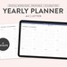 Printable Yearly Planner, Fillable | Undated Yearly Planner, Year at A ...