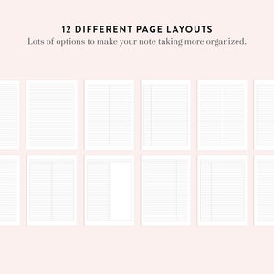 Printable Lined Paper PDF, Ruled Paper, Lined Sheets, College Student ...