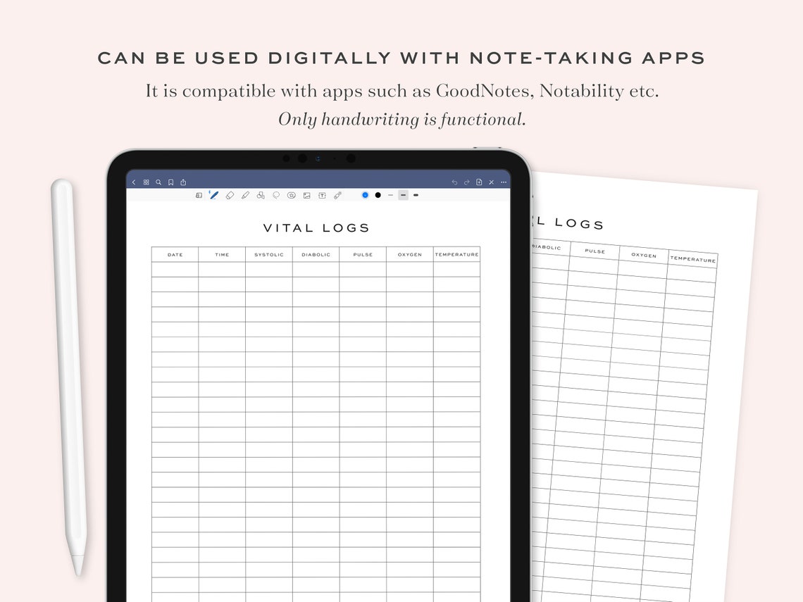 printable-vital-signs-fillable-vital-signs-sheet-vital-logs-etsy-m-xico