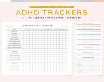 ADHD Daily Planner Printable ADHD Tracker Behavior Tracker - Etsy
