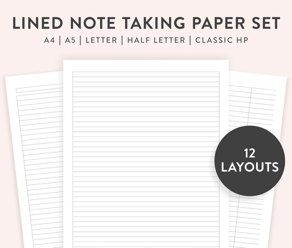 Lined Paper Different Spacing 6mm 8mm 10mm 12mm 14mm, 48% OFF
