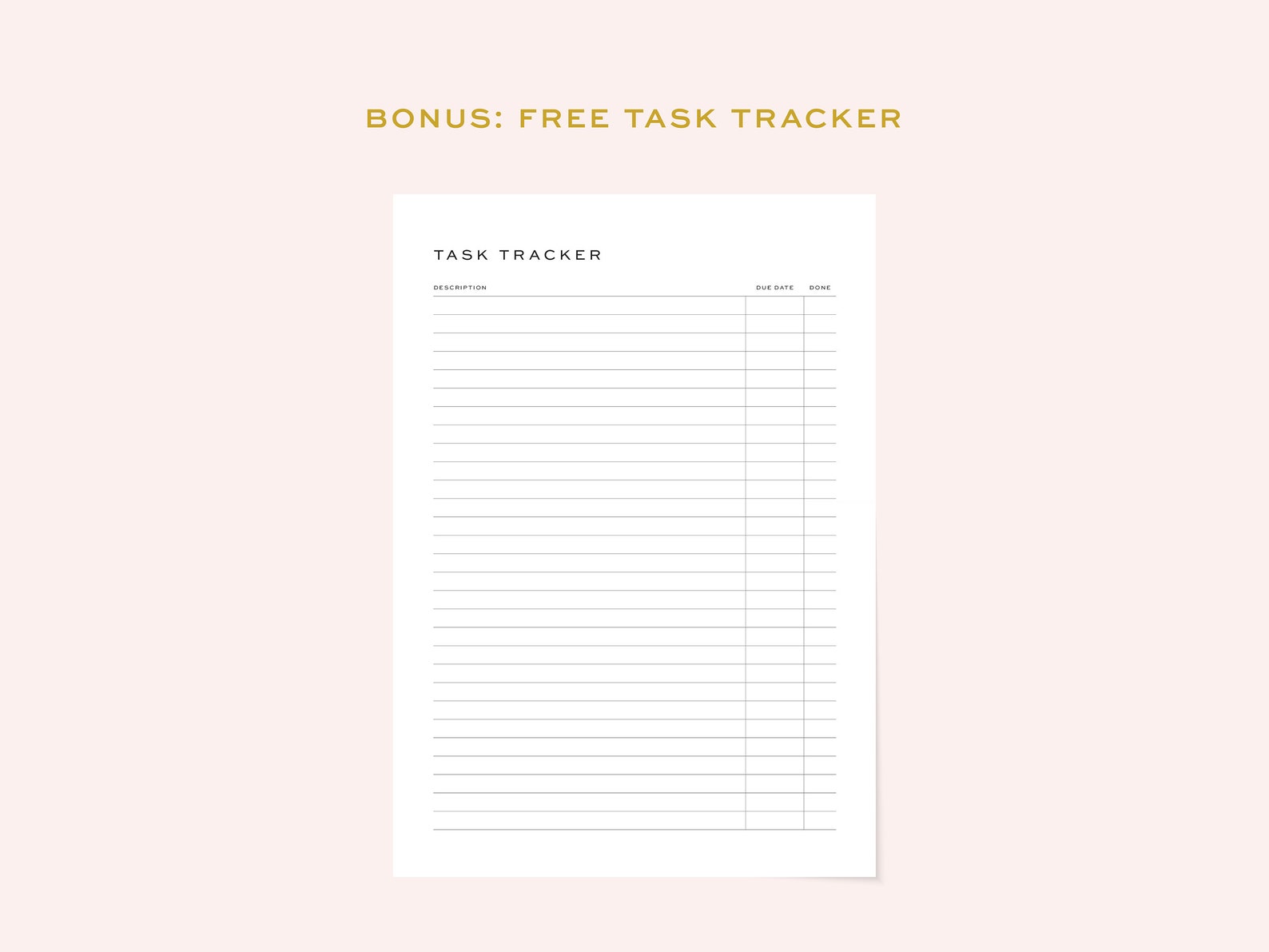 Printable Project Planner Fillable Productivity Planner and - Etsy
