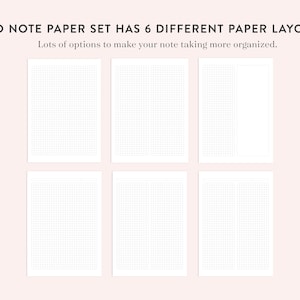 Printable Note Taking Bundle, Ruled / Lined Paper, Cornell Notes ...