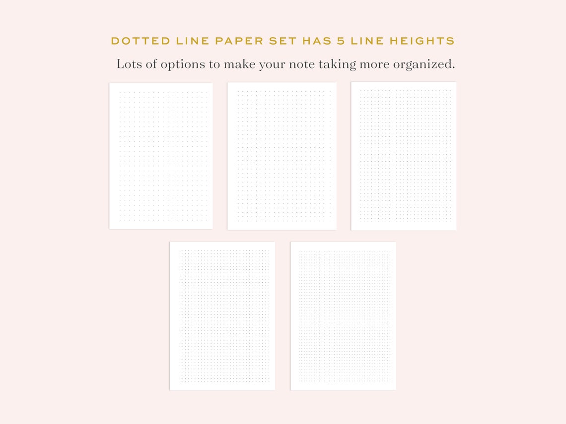 Printable Note Taking Bundle Ruled / Lined Paper Cornell - Etsy