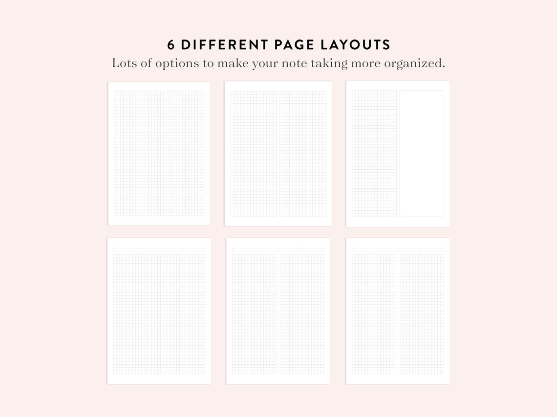 Printable Grid Paper PDF, Grid Sheets, Blank Grid Paper, College ...