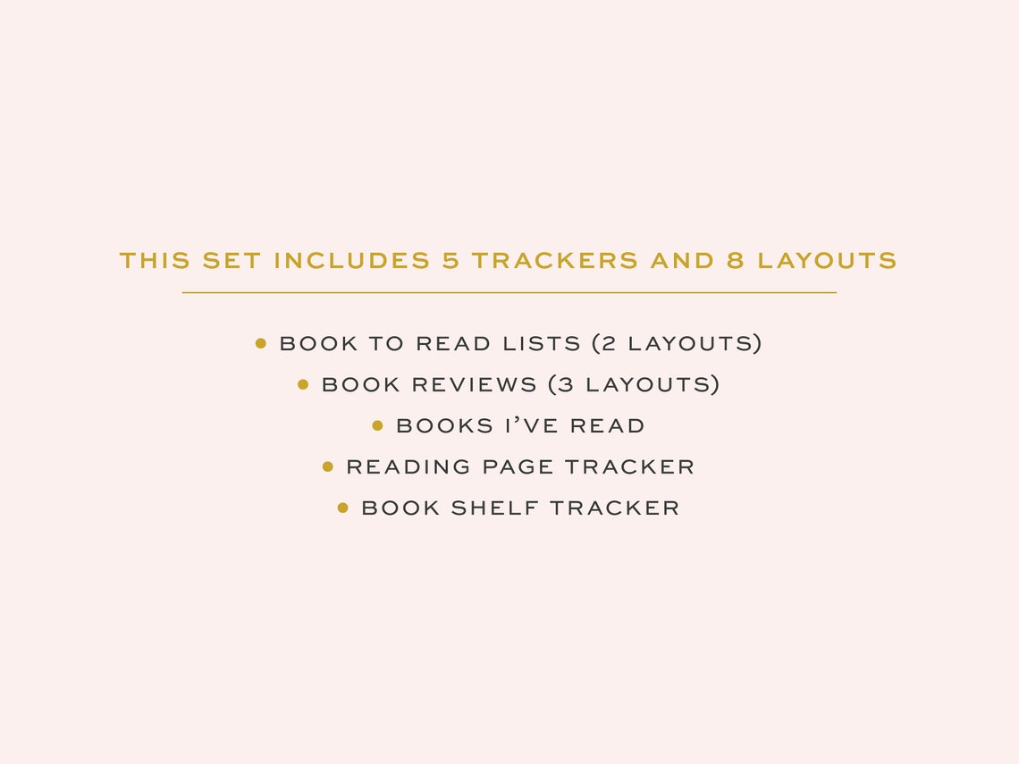 Printable Book Reading Set Planner Book Reading Journal | Etsy UK