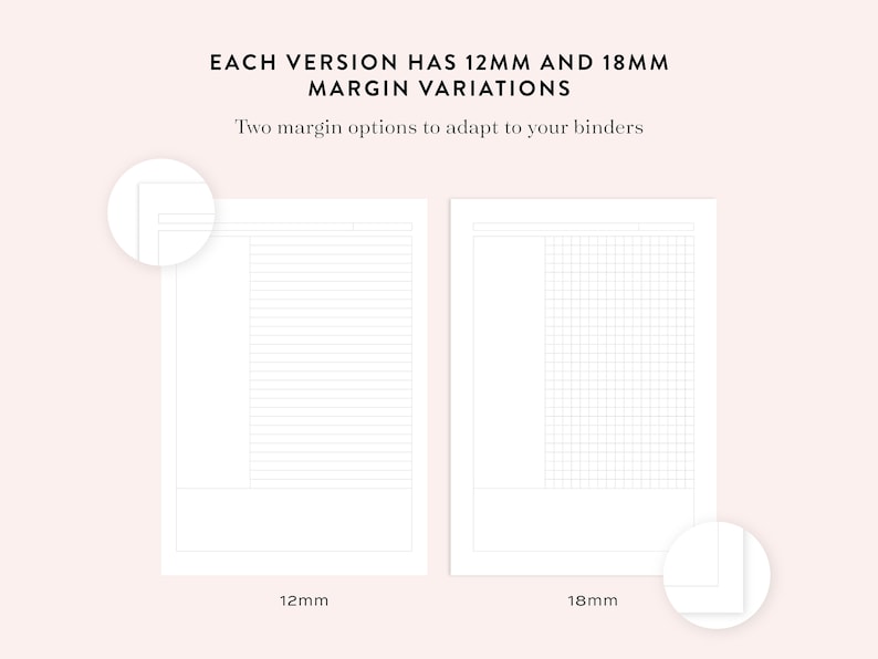 Printable Note Taking Bundle Ruled / Lined Paper Cornell - Etsy