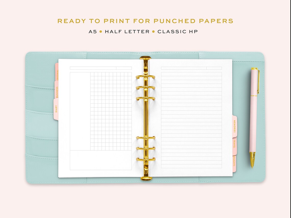 Printable Note Taking Bundle Ruled / Lined Paper Cornell - Etsy