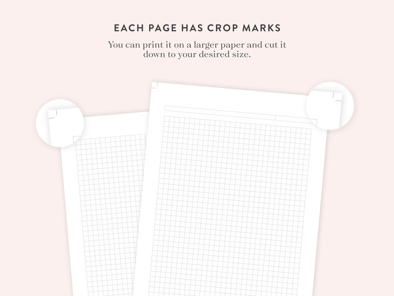 Printable Grid Paper PDF, Grid Sheets, Blank Grid Paper, College ...