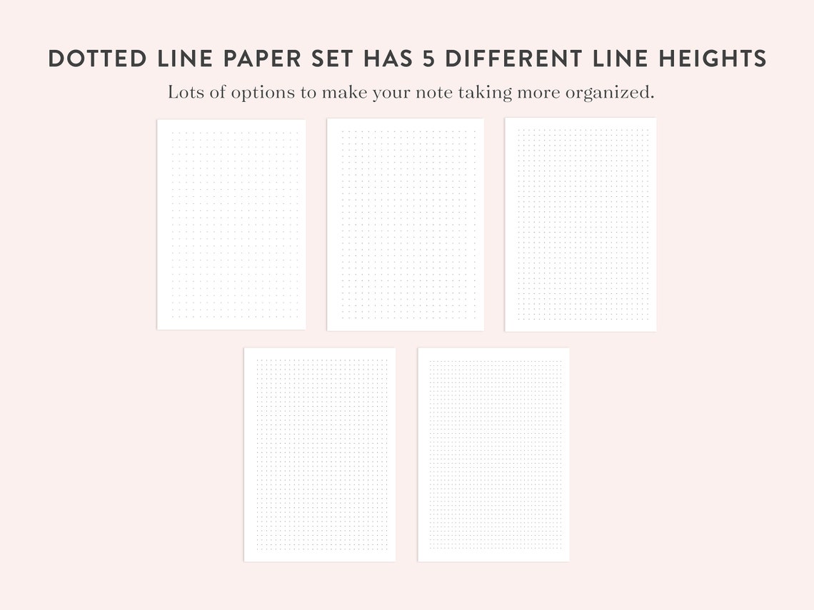 Printable Note Taking Bundle, Ruled / Lined Paper, Cornell Notes ...