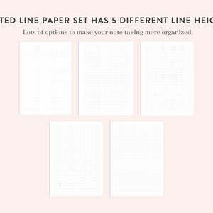 Printable Note Taking Bundle, Ruled / Lined Paper, Cornell Notes ...
