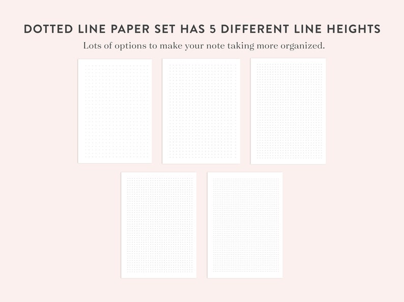 Printable Note Taking Bundle Ruled / Lined Paper Cornell - Etsy