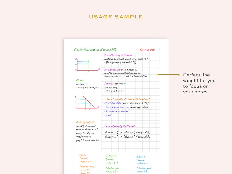 Printable Note Taking Bundle Ruled / Lined Paper Cornell - Etsy