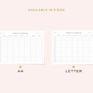 Printable Weekly Schedule Fillable 5 AM 10 PM Personal - Etsy UK