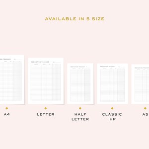 Printable Medication Tracker, Fillable | Weekly and Monthly Medication ...