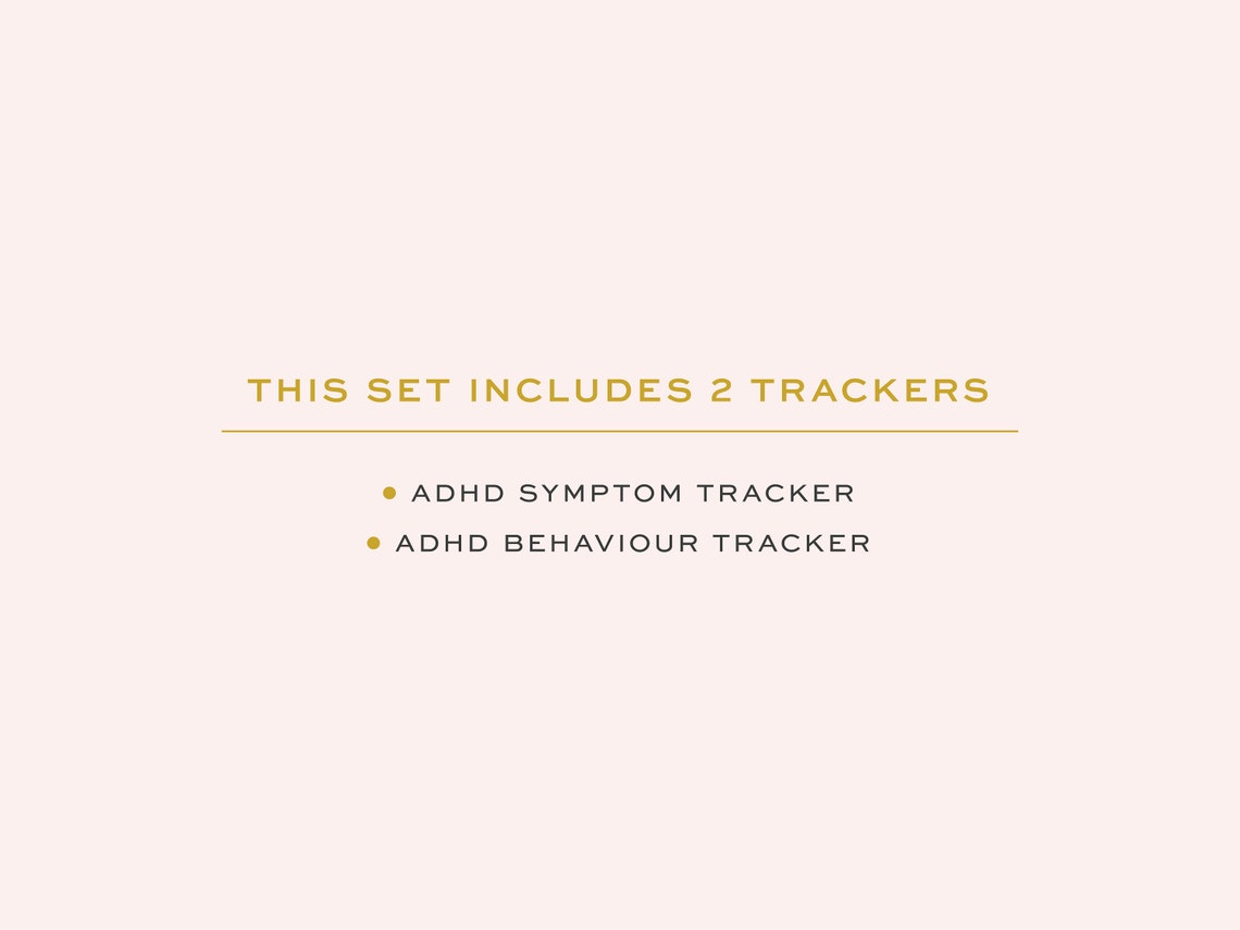Printable ADHD Trackers for Adults Fillable Daily / Monthly - Etsy