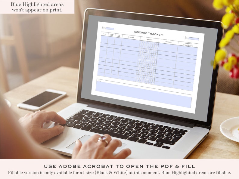 Printable Seizure Tracker Fillable Seizure Logs Epilepsy - Etsy