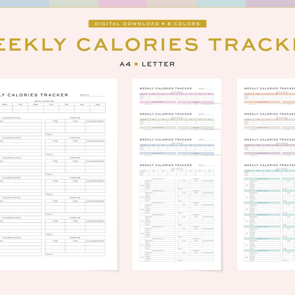 Calorie Tracker - Etsy