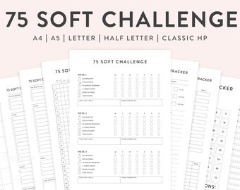 75 Soft Challenge Tracker & Journal - Etsy