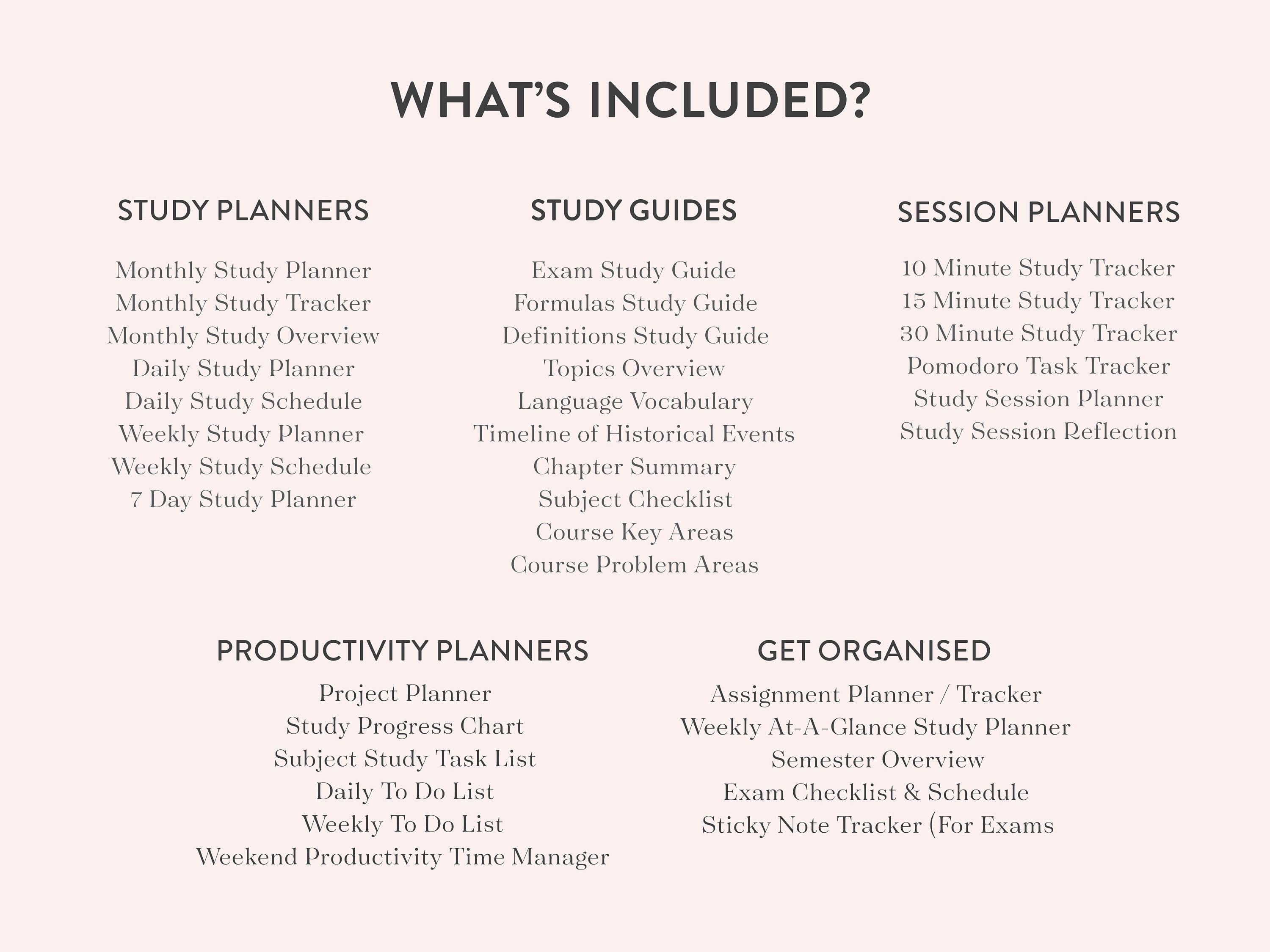 Printable Exam Prep Kit Ultimate Study Organizer Student - Etsy