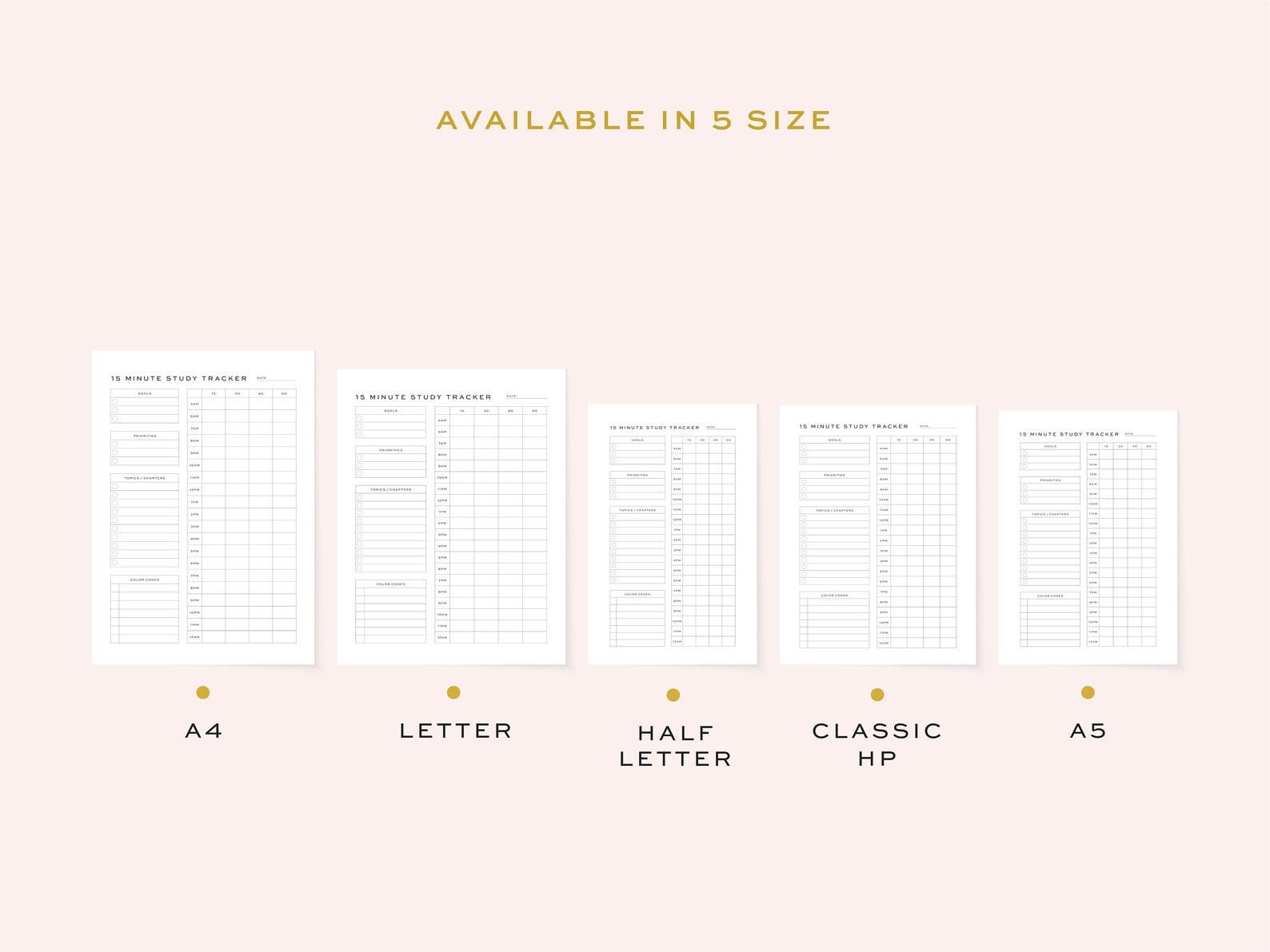 Printable 15 Minute Study Tracker Study Session Planner - Etsy