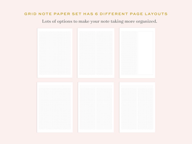 Printable Note Taking Bundle Ruled / Lined Paper Cornell - Etsy