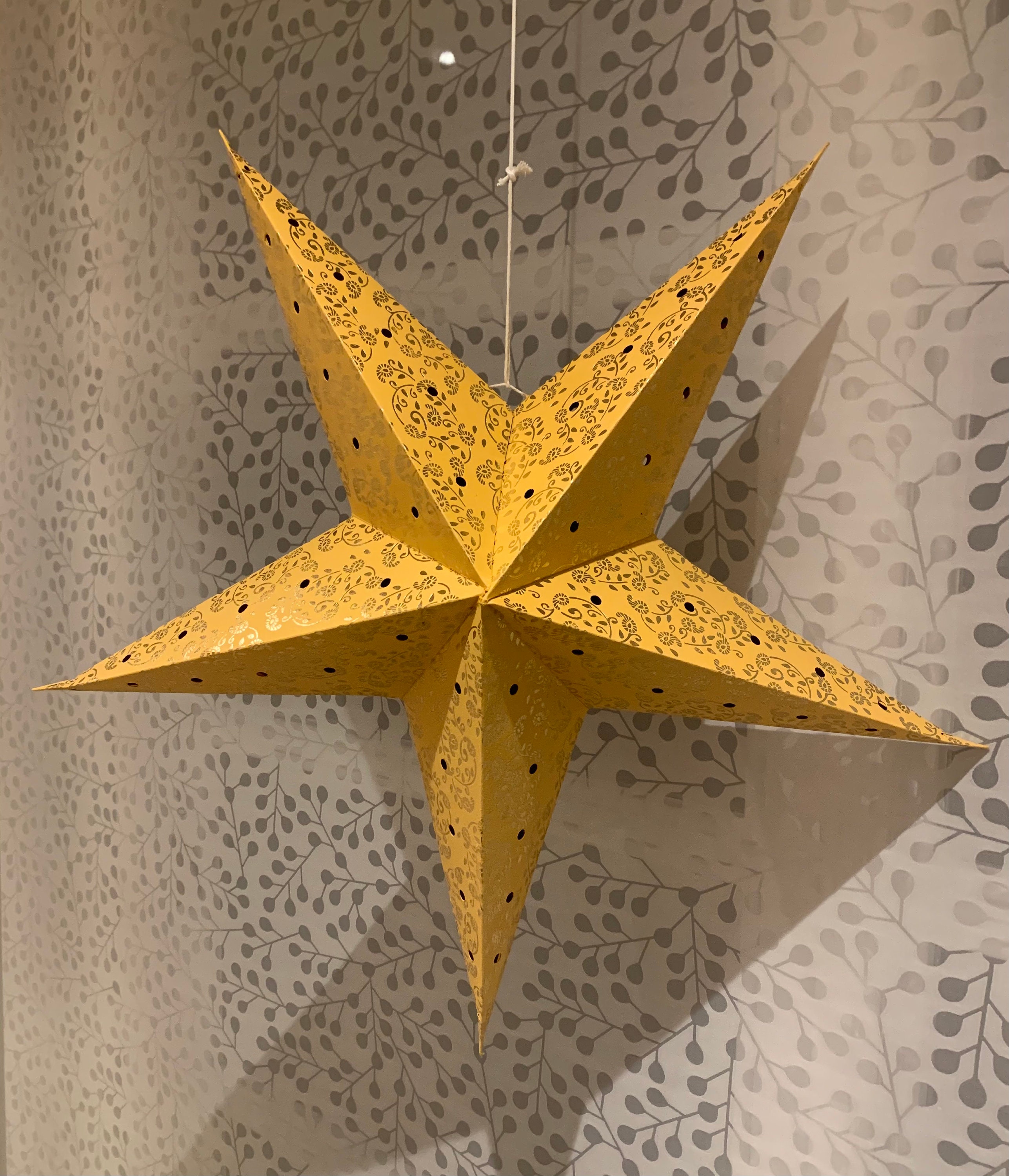 STARS Hand-crafted hanging star decoration made from recycled | Etsy