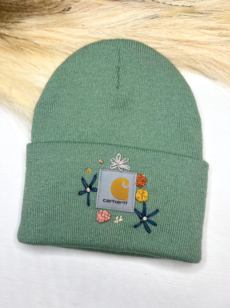 Hand Embroidered Carhartt Hats - Etsy