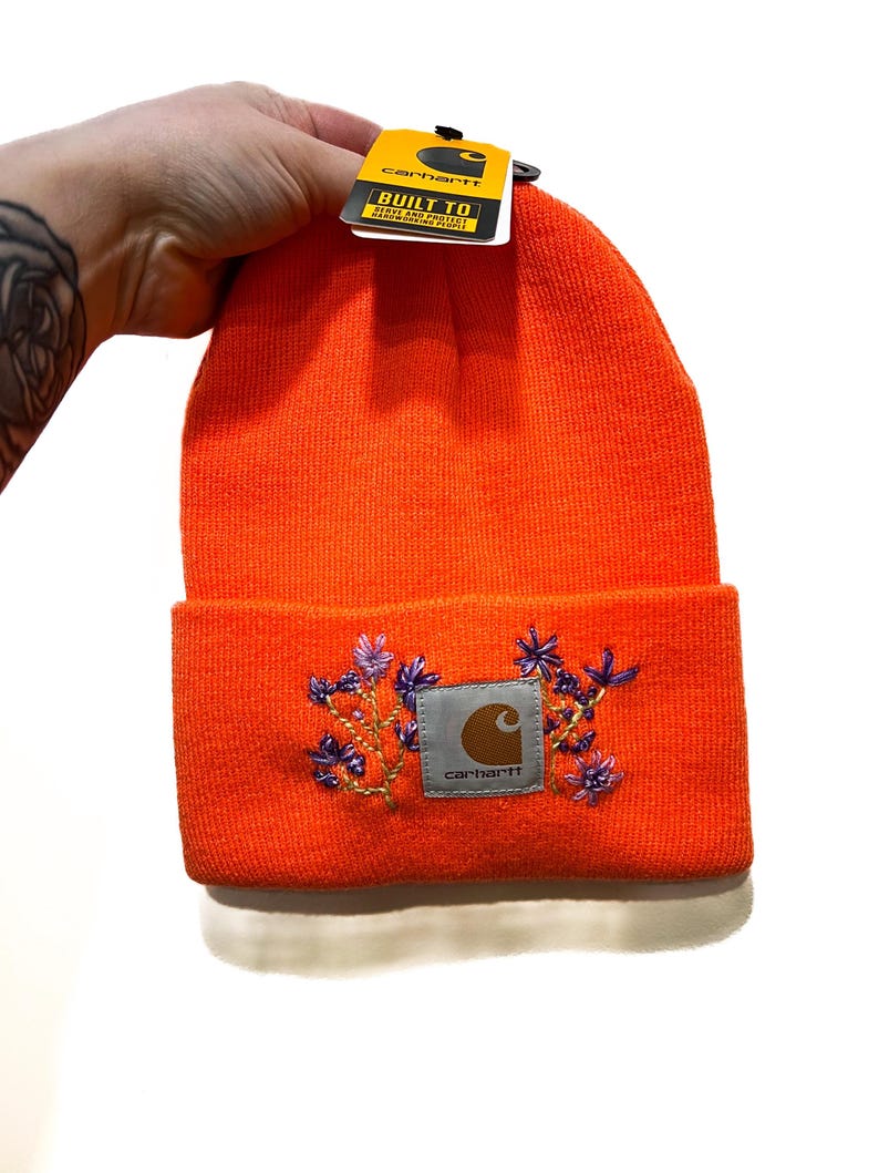 Hand Embroidered Carhartt Hats - Etsy