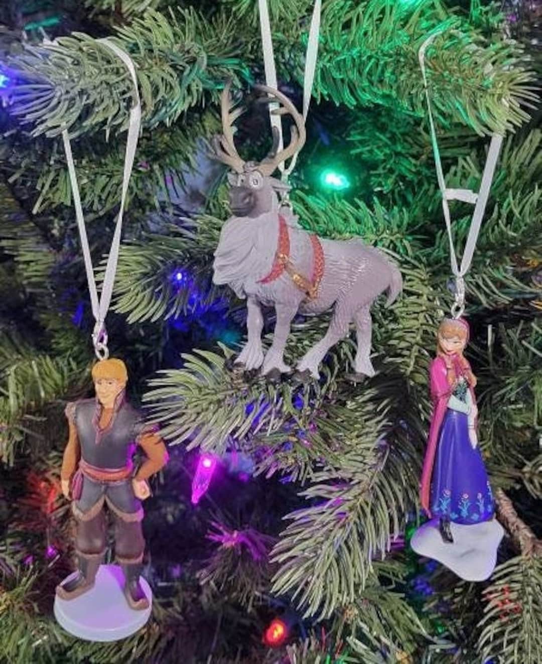 Disney Frozen Ornaments 3 PC. Set (custom) - Etsy