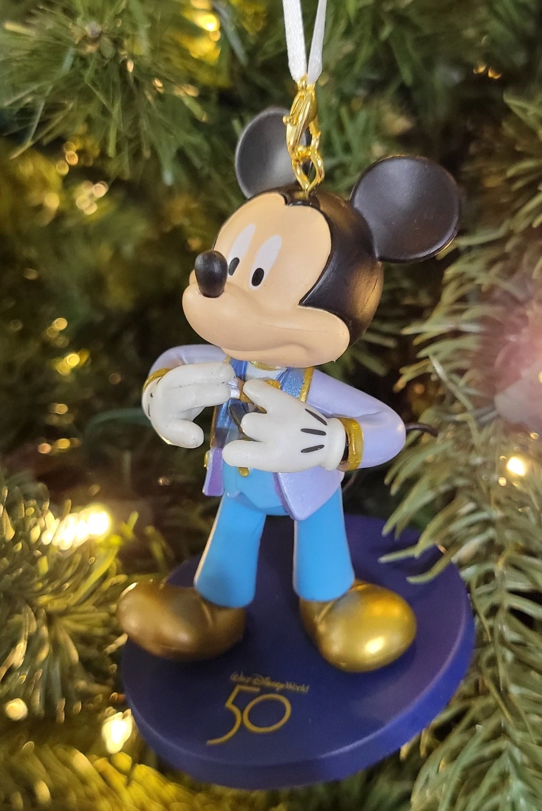Disney Mickey and Friends 50th Anniversary Themed Ornaments Assorted ...