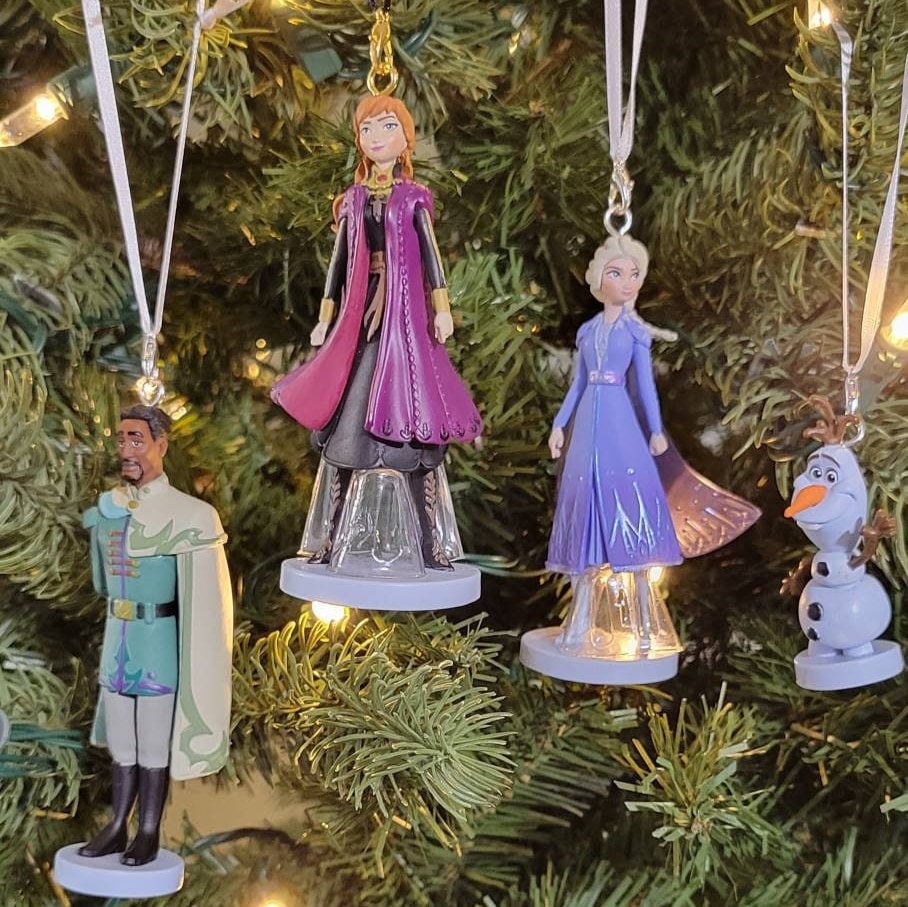 Disney Frozen Ornaments 4 PC. Set (custom) - Etsy