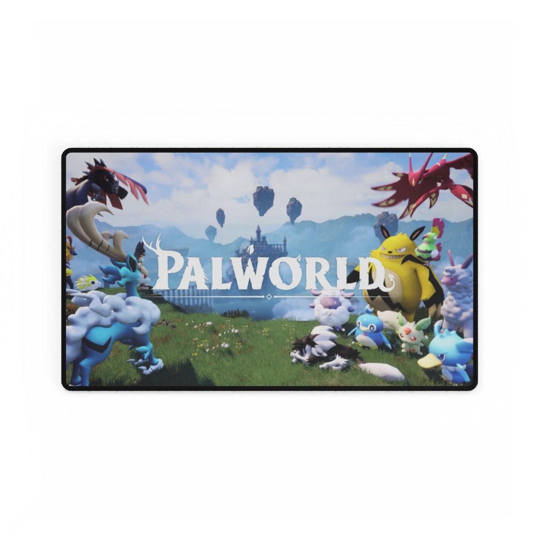 Palworld Logo Desk Mat, Palworld Fan Gaming Mat, Gamer Accessories ...