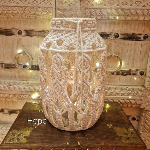 Macrame Jar - Etsy UK