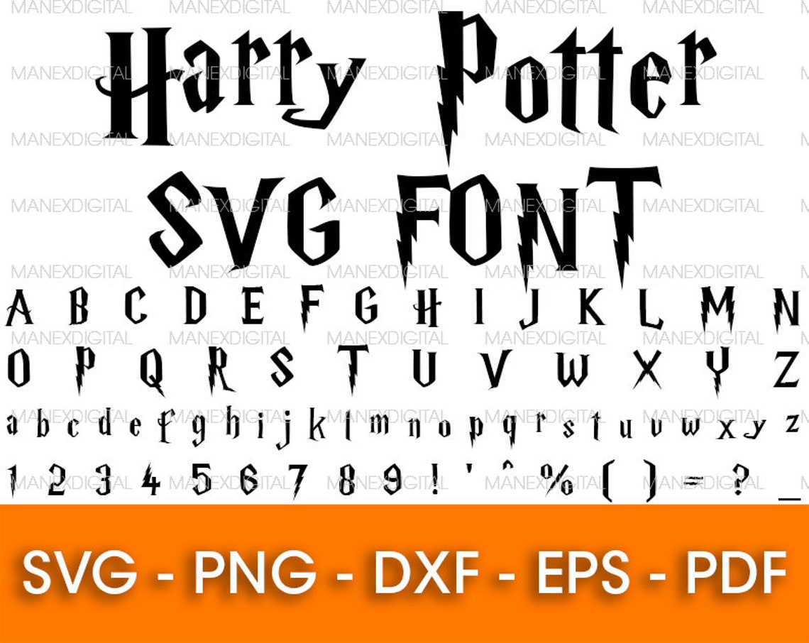 Harry potter font svg - jkfer Harry potter font svg - jkfer