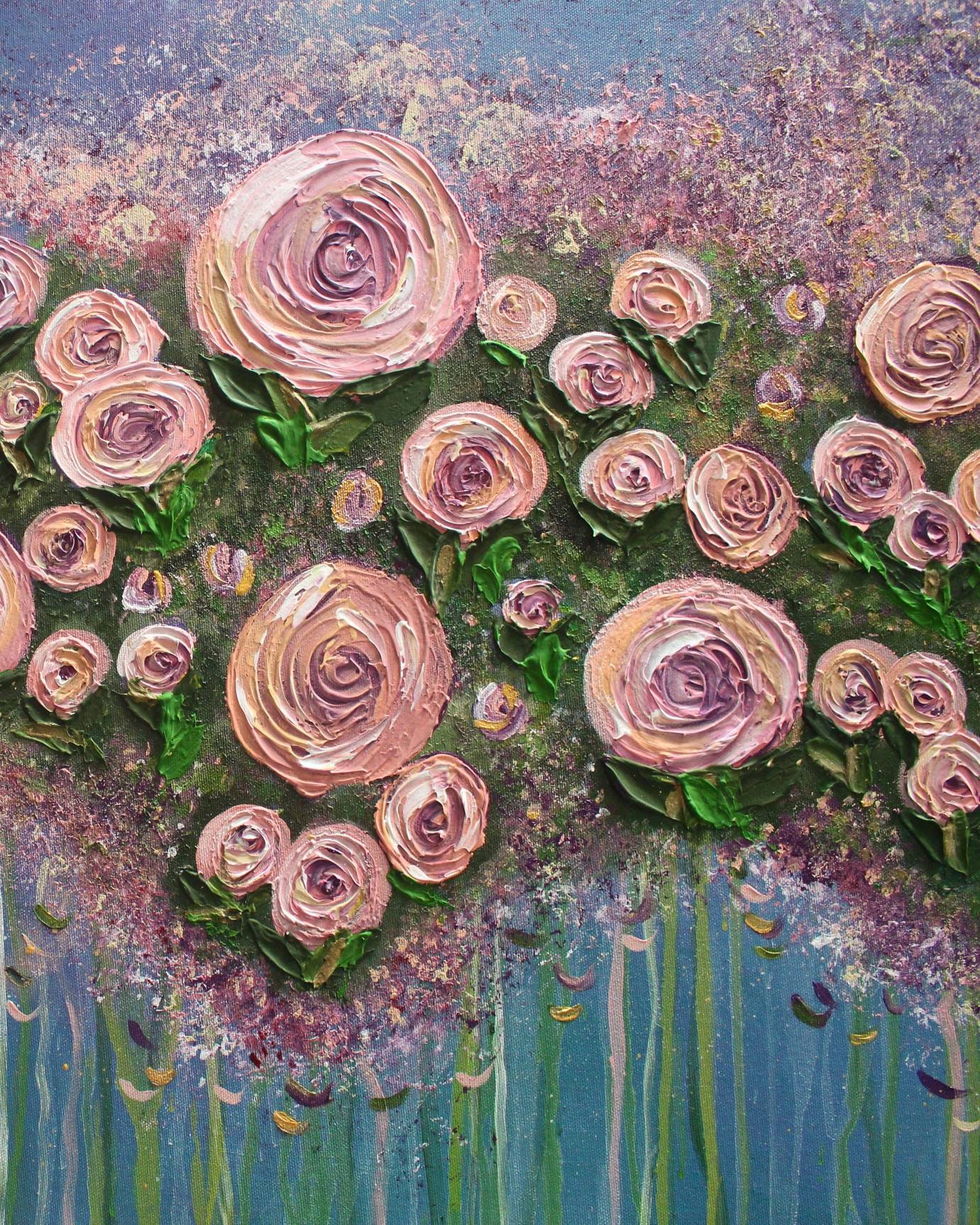 Floral Painting ,islamic Calligraphy, Arabic Calligraphy, Textured Art ...