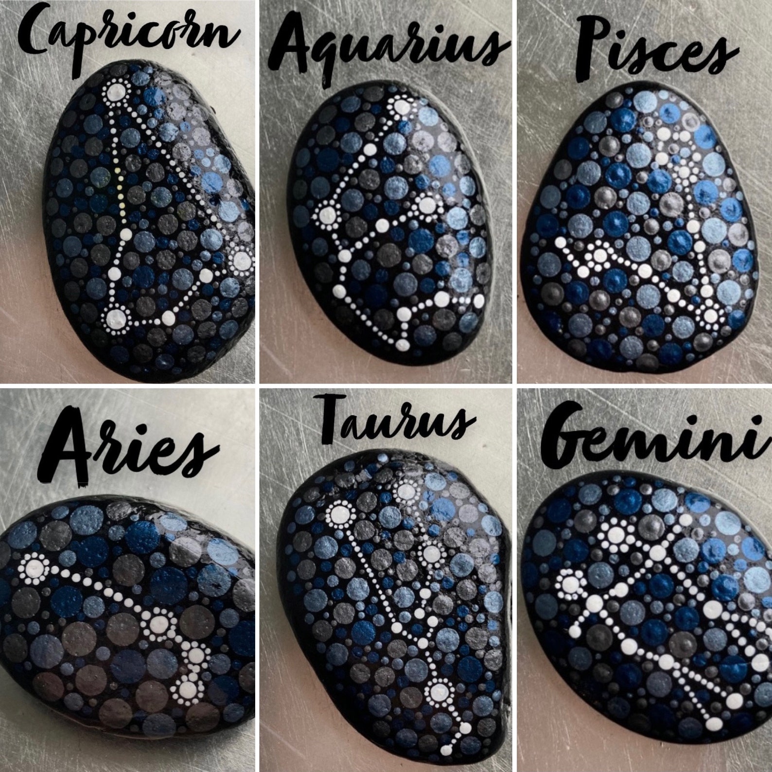 Star Sign Stones - Etsy