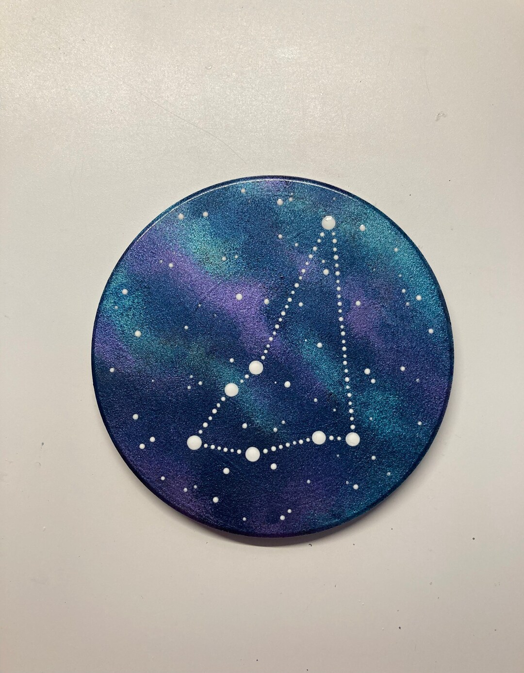 Nebula Coaster - Pick Your Zodiac Sign - Etsy