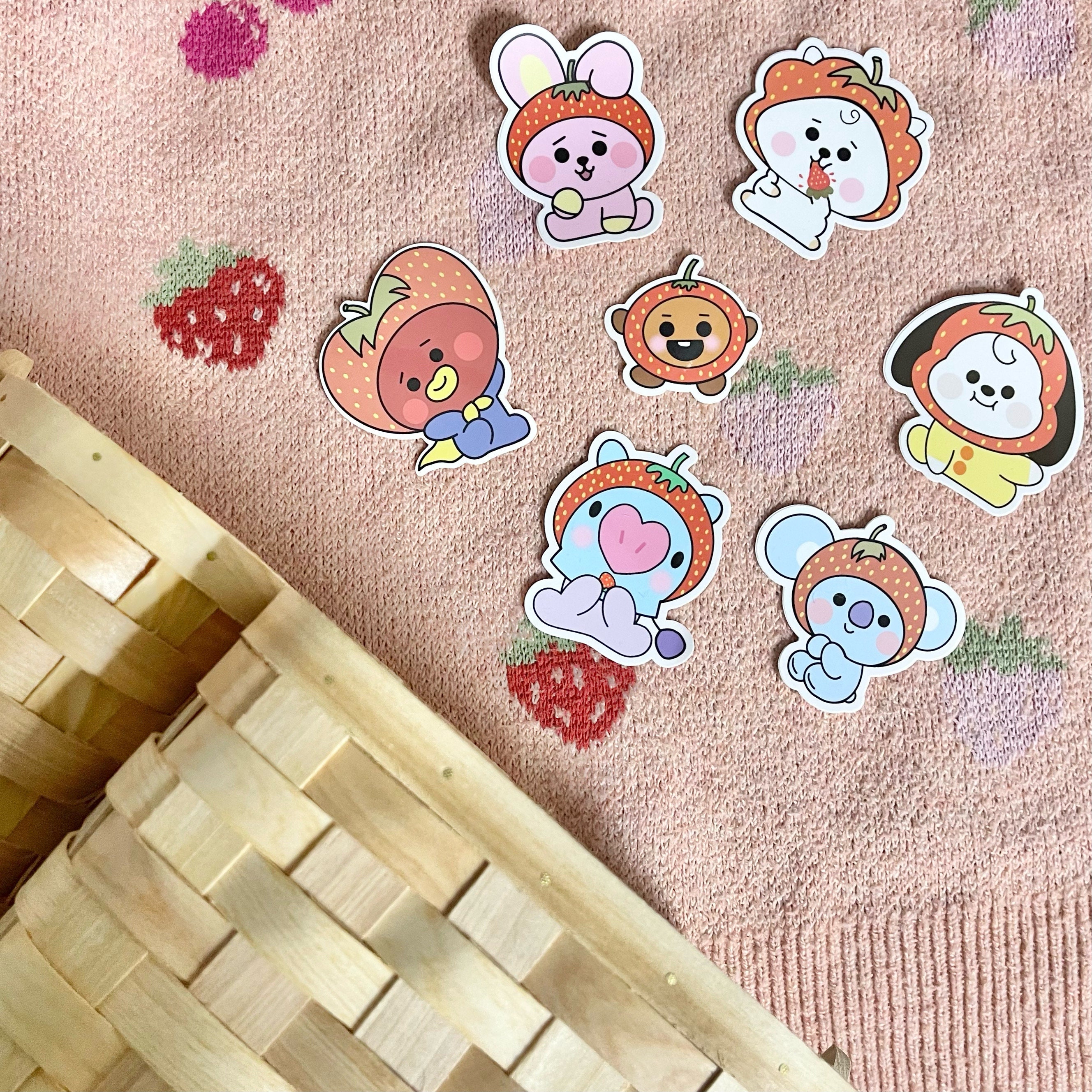 BT21 Berry Cooky Vinyl Sticker - Etsy