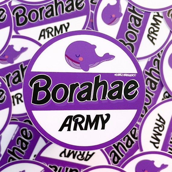 BORAHAE ARMY Badge Vinyl Sticker | Etsy