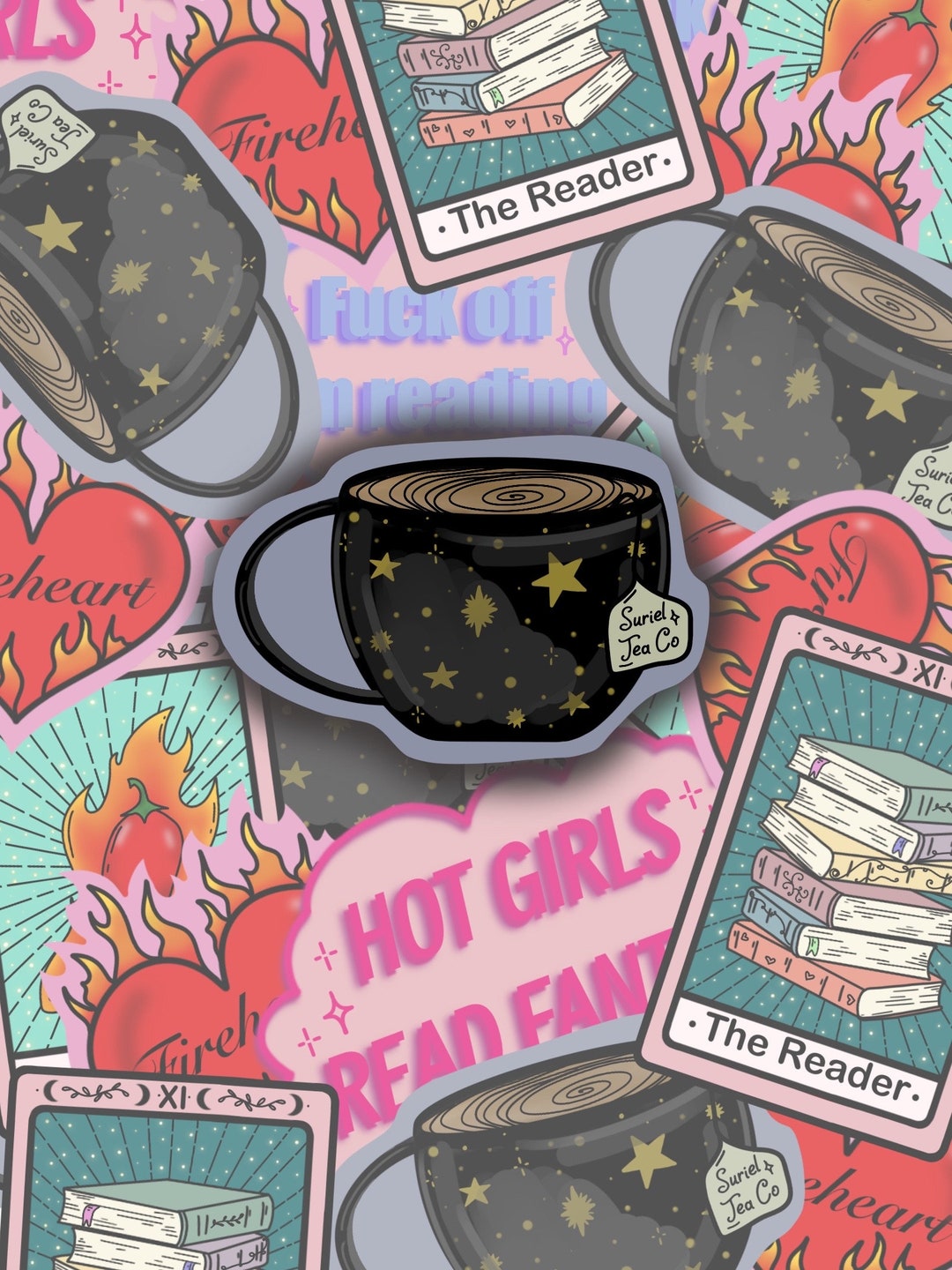 ACOTAR Sticker Suriel Sticker Suriel Tea Co Reader Gift Kindle Sticker ...