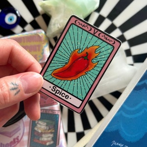 Spicy Sticker | Tarot Card Sticker | Bookish Sticker | Reader Gift ...