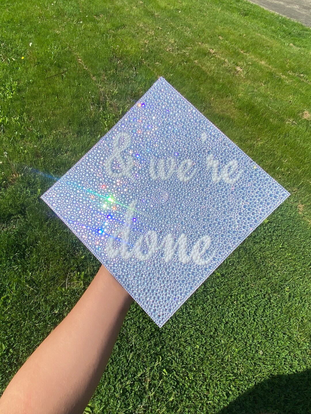 Rhinestone Graduation Cap/topper - Etsy